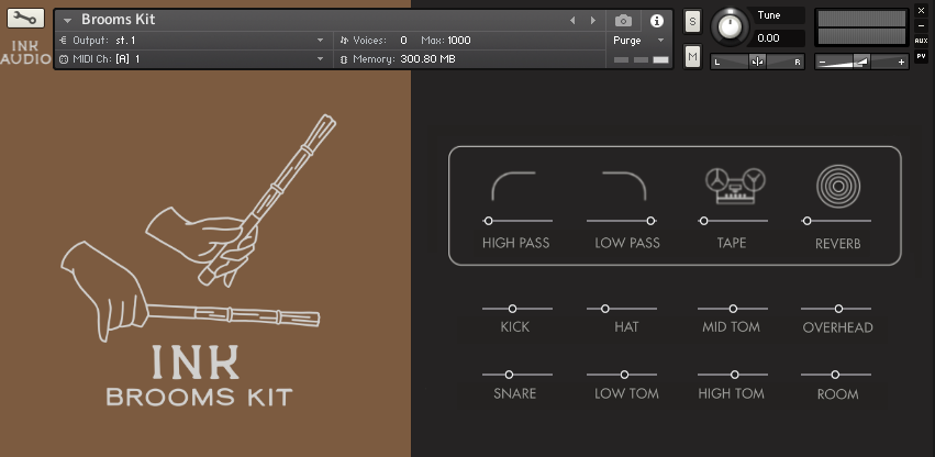Brooms Kit – Ink Audio